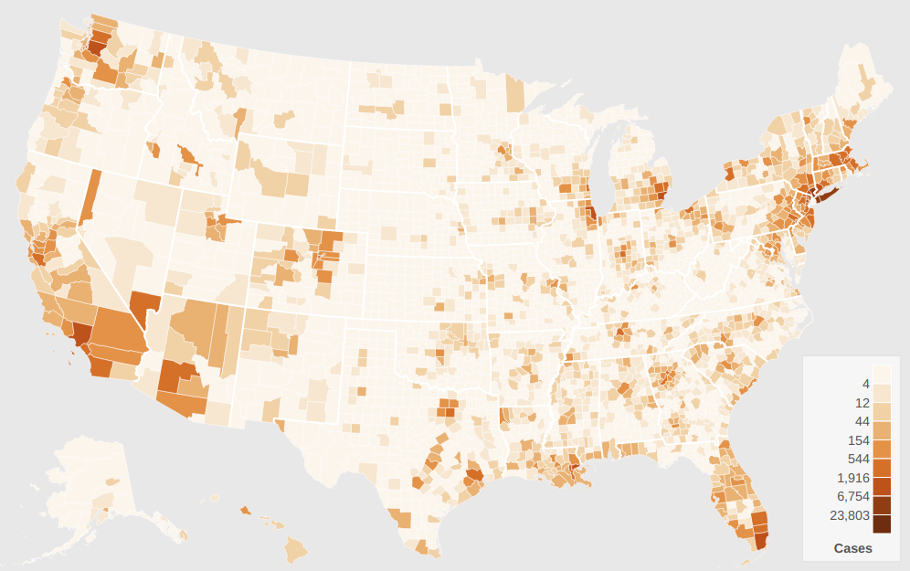 COVID In The Counties